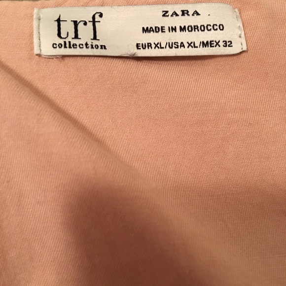 Zara | Tops | Zara V Neck Ruffle High Low Blouse Blush Pink | Poshmark